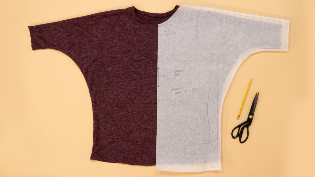 Draft and Sew a Batwing Top by Sanae Ishida - Creativebug